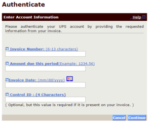 How to Setup UPS Online Billing - Franklin Parcel
