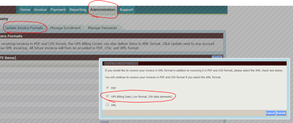 How to Setup UPS Online Billing - Franklin Parcel