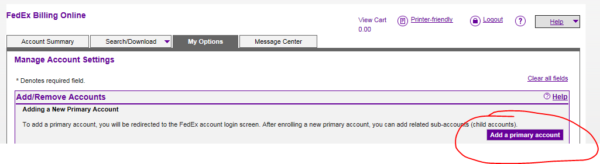How to Setup FedEx Online Billing - Franklin Parcel